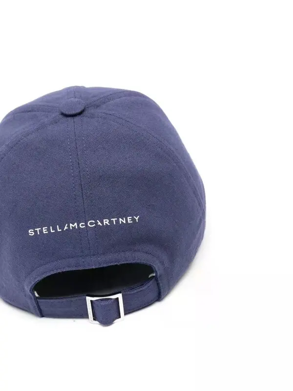 Stella McCartney Slogan-print Cap - Blue