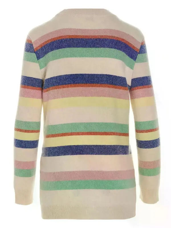 MIXIK Striped Pullover Sweater