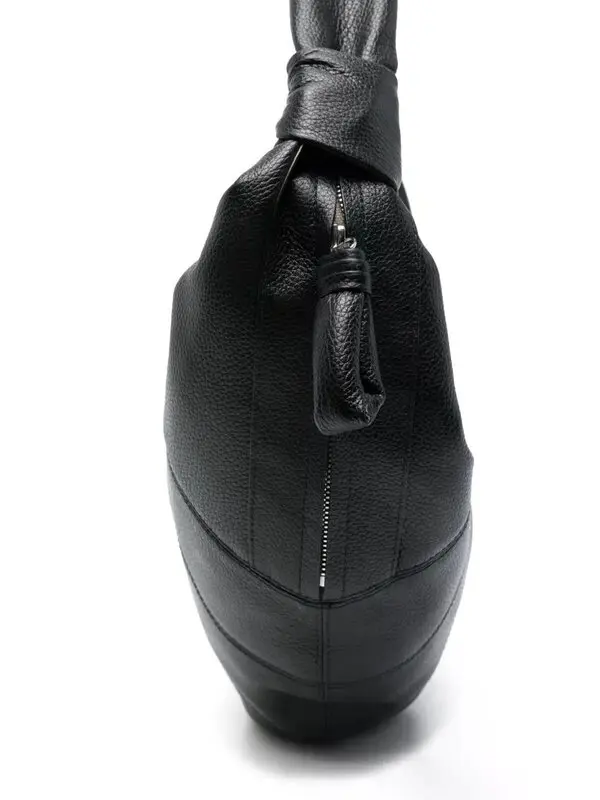 LEMAIRE Fortune Croissant Bag In Leather - Black