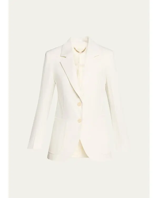 Victoria Beckham Patch-pocket Jacket - Ivory