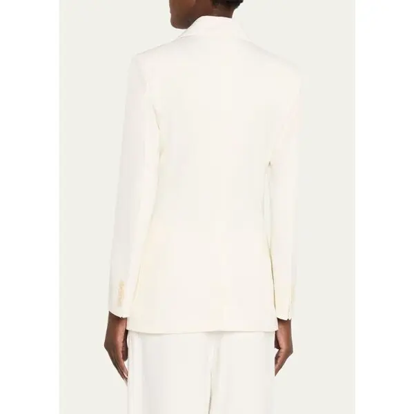 Victoria Beckham Patch-pocket Jacket - Ivory