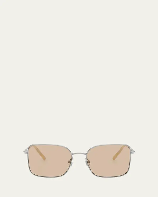 Brunello Cucinelli Rectangular Sunglasses - Silver