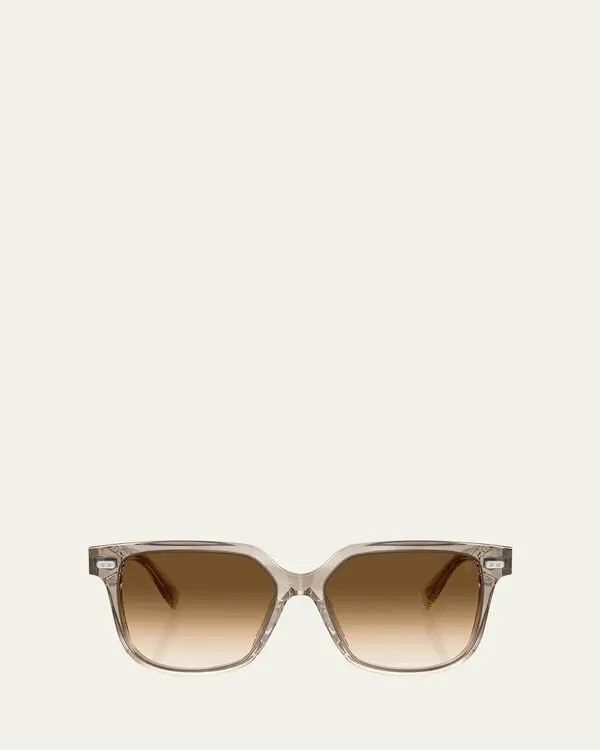 Brunello Cucinelli Bc4010s Square Acetate Sunglasses - Ivory
