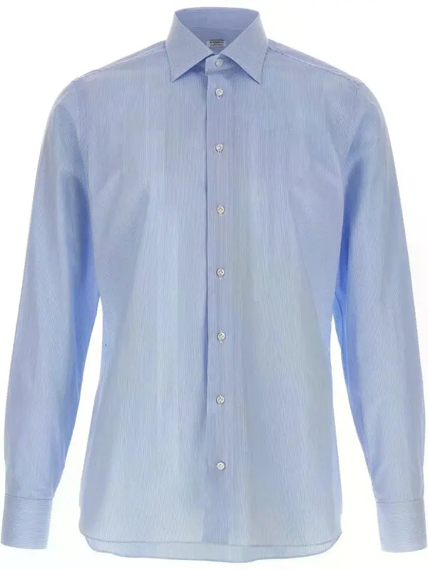 BORRIELLO NAPOLI Striped Shirt - Blue