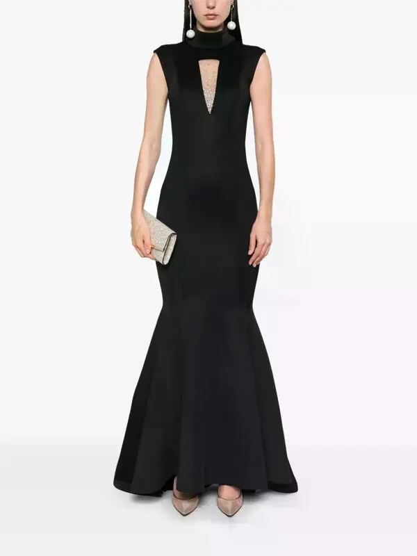 AAVVA High-neck Mermaid Gown