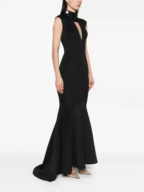 AAVVA High-neck Mermaid Gown