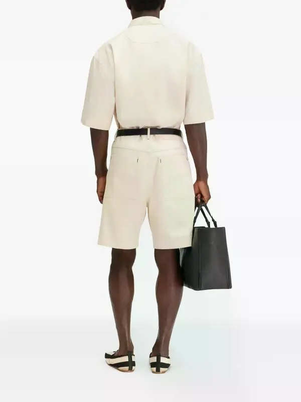 Jacquemus Cotton Shorts - Neutrals