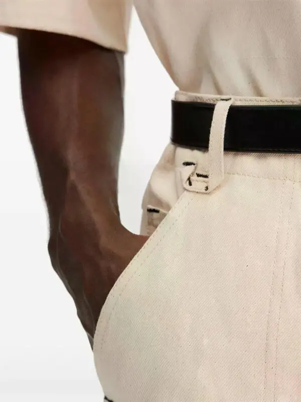 Jacquemus Cotton Shorts - Neutrals