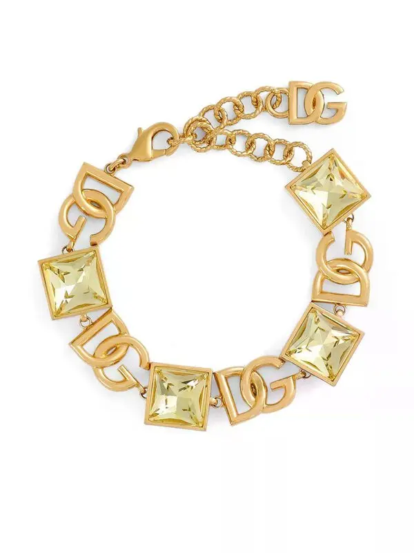 Dolce & Gabbana Logo Bead Bracelet - Gold