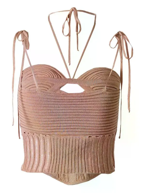 ANDREĀDAMO Cut-out Tank Top