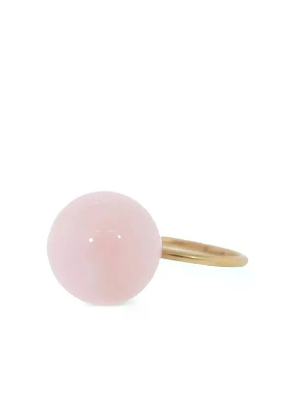 Irene Neuwirth 18kt Rose Gold Medium Gumball Opal Ring - Pink