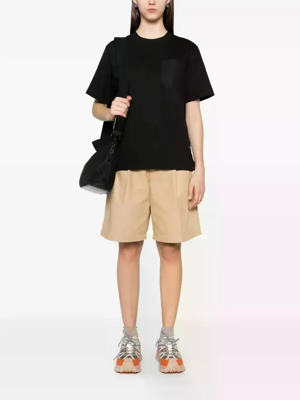 Moncler Patch-pocket Cotton T-shirt - Black