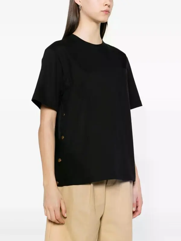 Moncler Patch-pocket Cotton T-shirt - Black