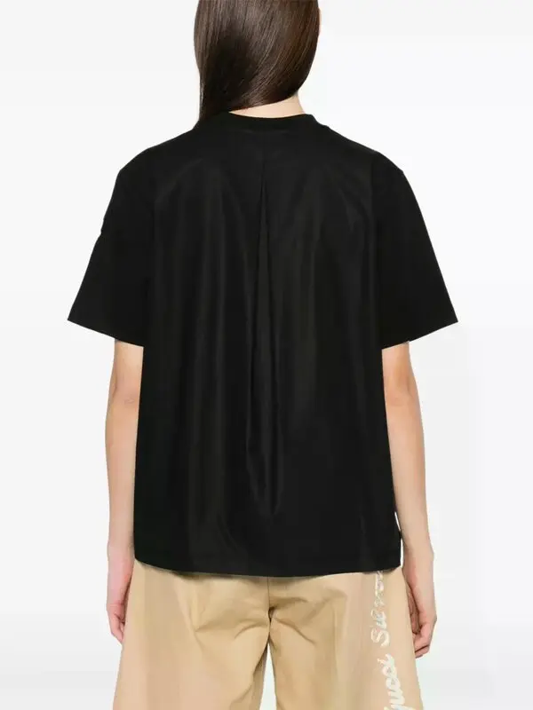 Moncler Patch-pocket Cotton T-shirt - Black