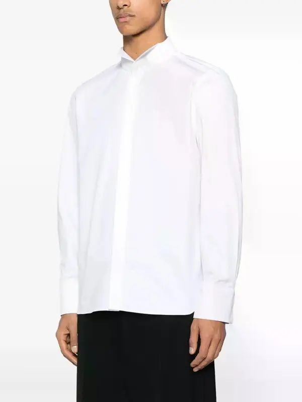 Saint Laurent Wingtip-collar Cotton Shirt