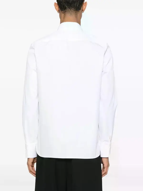 Saint Laurent Wingtip-collar Cotton Shirt