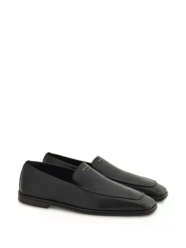 FERRAGAMO Leather Loafers