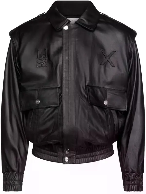 LUDOVIC DE SAINT SERNIN Robert Leather Jacket - Black