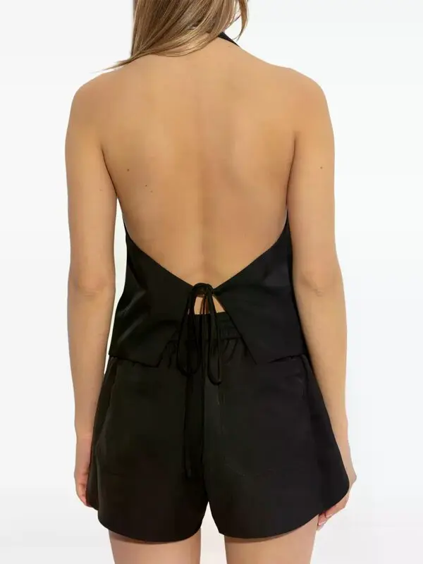 Helmut Lang Halterneck Tank Top - Black