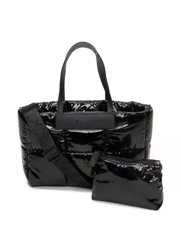 VEECOLLECTIVE Quilted Tote Bag - Black
