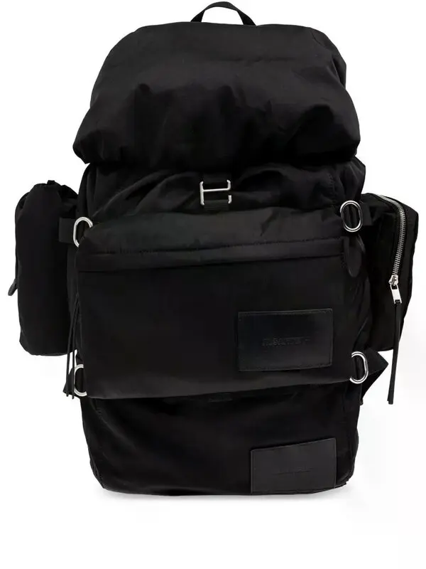JIL SANDER Logo-patch Backpack - Black