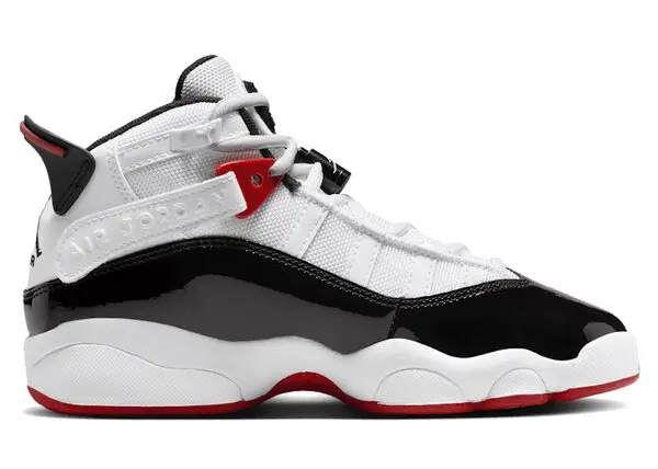 JORDAN 6 Rings Sneakers - White/varsity Red/black