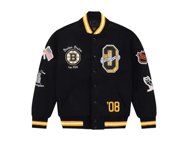 OVO X Nhl Boston Bruins Varsity Jacket