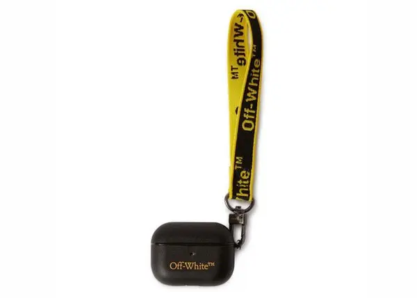 Off-White Graphic Belt Airpods Pro Cover - Black