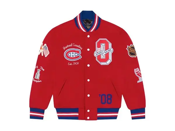 OVO X Nhl Montreal Canadiens Varsity Jacket