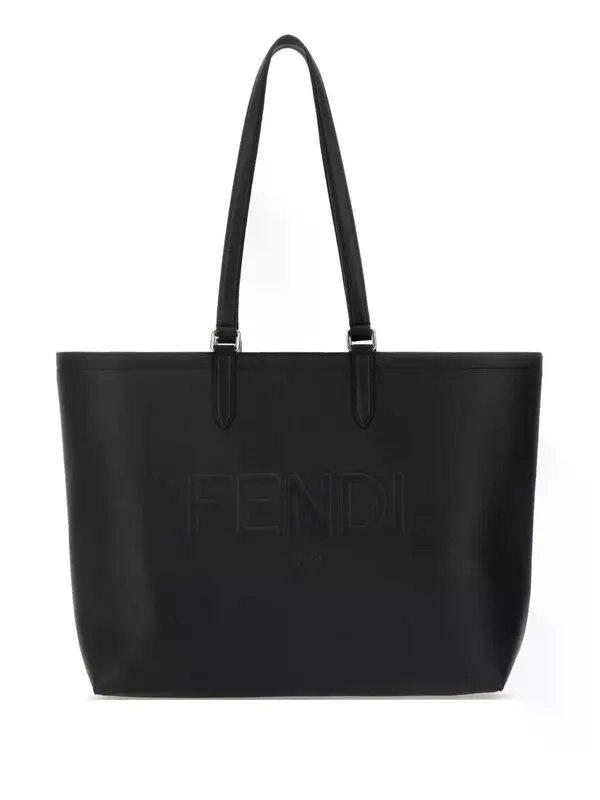 Fendi Leather Tote - Black