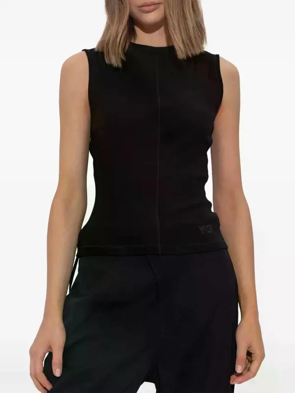 Y3 Organic Cotton Top - Black