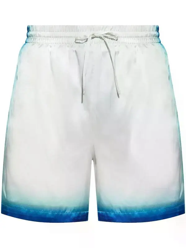 Casablanca Silk Shorts - White