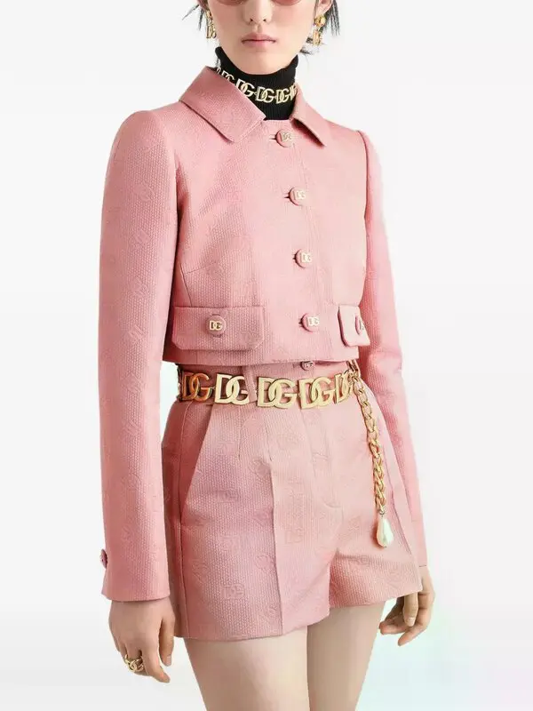 Dolce & Gabbana Dna Monogram-jacquard Jacket