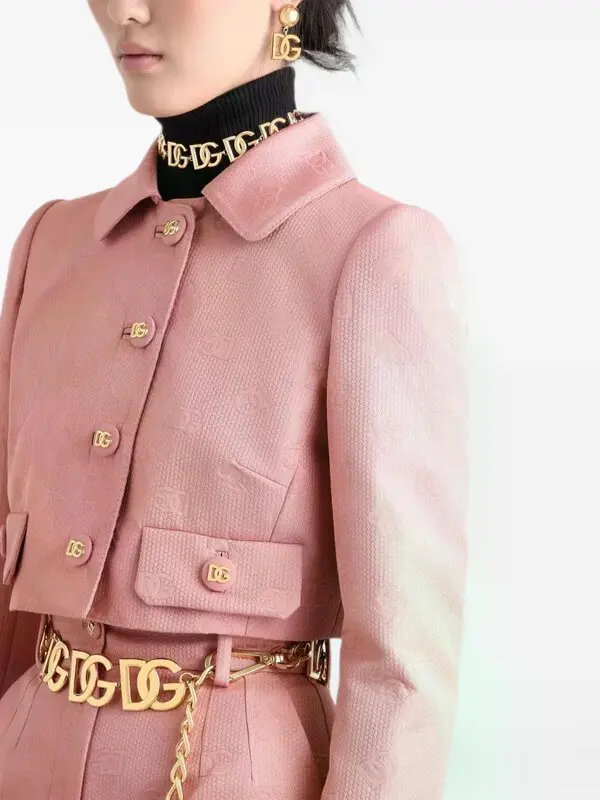 Dolce & Gabbana Dna Monogram-jacquard Jacket