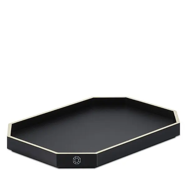 THE MARTHA, BY BACCARAT Octagon Tray, Small - Black