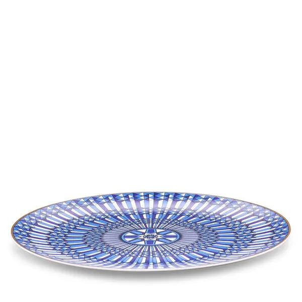 THE MARTHA, BY BACCARAT Arcadia Charger Plate - Blue