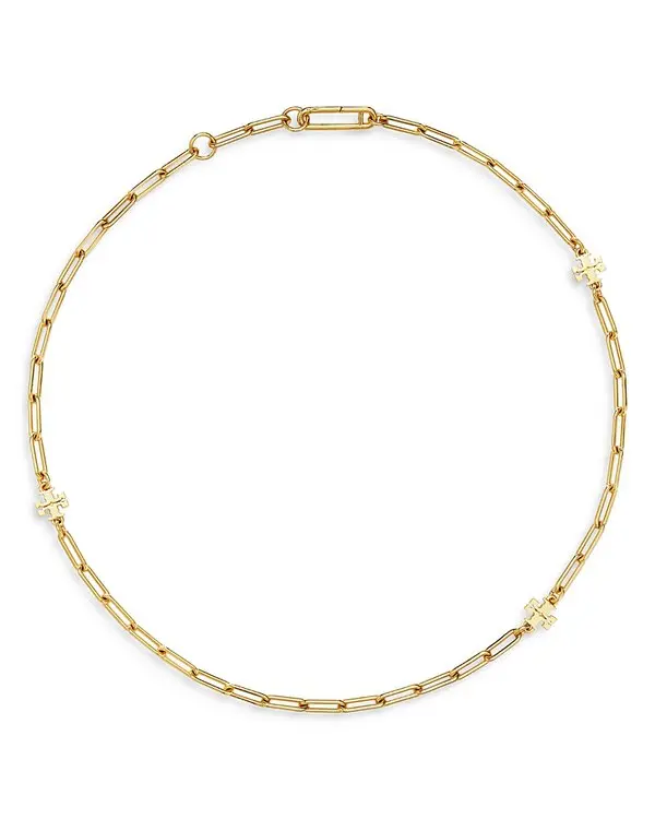 Tory Burch Good Luck Chain Necklace - Gold