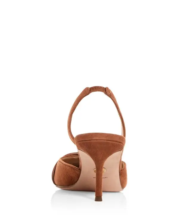 Veronica Beard Roxy Buckle Slingback Pumps