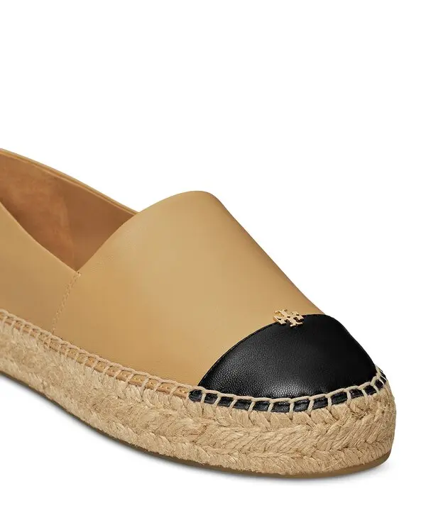 Tory Burch Cap-toe Espadrilles - Ginger Shortbread