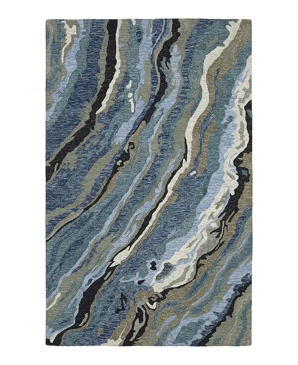 ORIENTAL WEAVERS Kipton Kip03 Area Rug, 5' X 8 - Blue