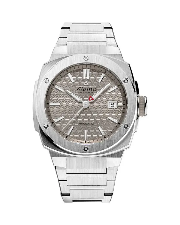 ALPINA Alpiner Analog Watch - Beige/silver