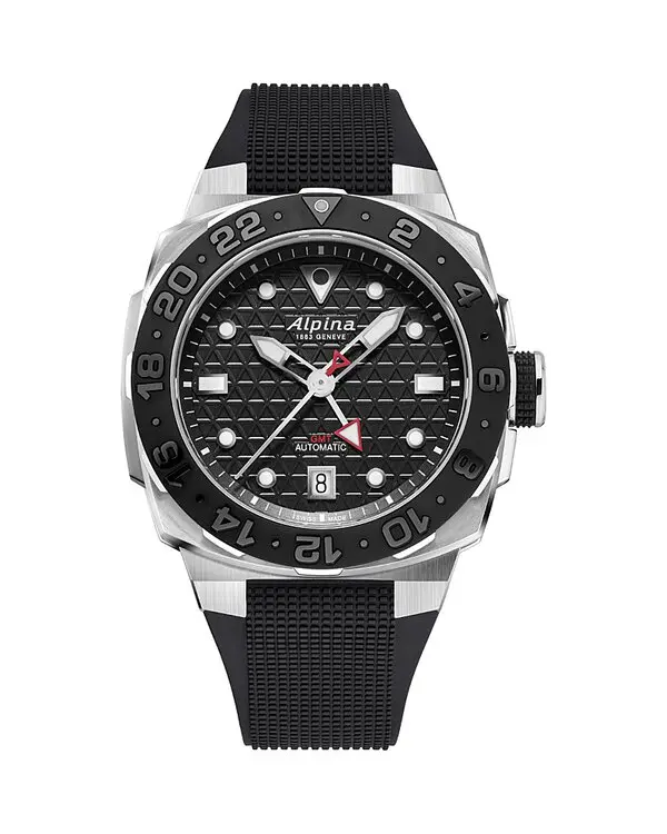 ALPINA Seastrong Watch, 39mm - Black/black