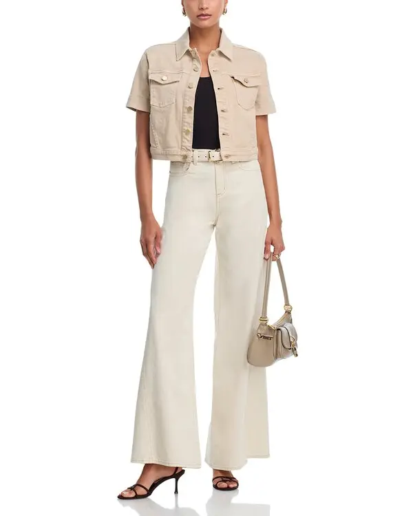 L'Agence Beau High-rise Wide-leg Jeans