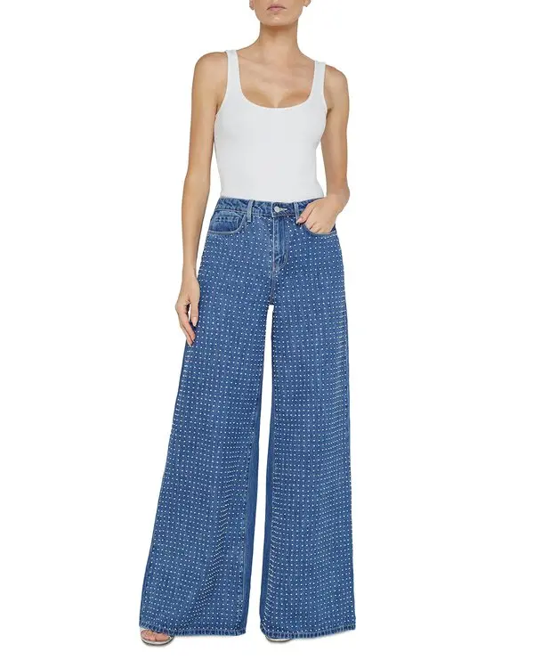L'Agence Quincy High-rise Wide-leg Jeans