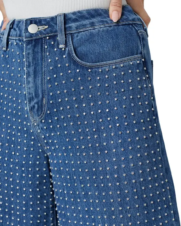 L'Agence Quincy High-rise Wide-leg Jeans