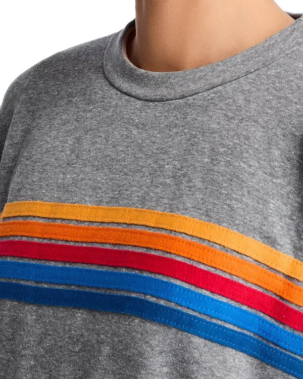 Aviator Nation Five Striped Sweatshirt