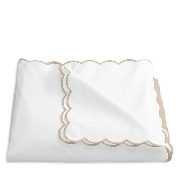 MATOUK Dakota Percale Duvet Cover, King - Champagne