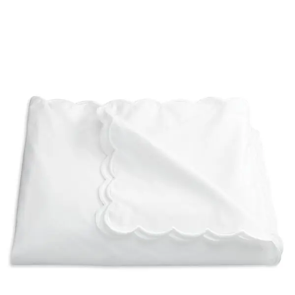 MATOUK Dakota Percale Duvet Cover, King - White