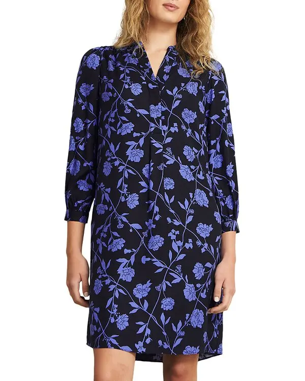 HOBBS LONDON Valeria Dress - Navy Twilight