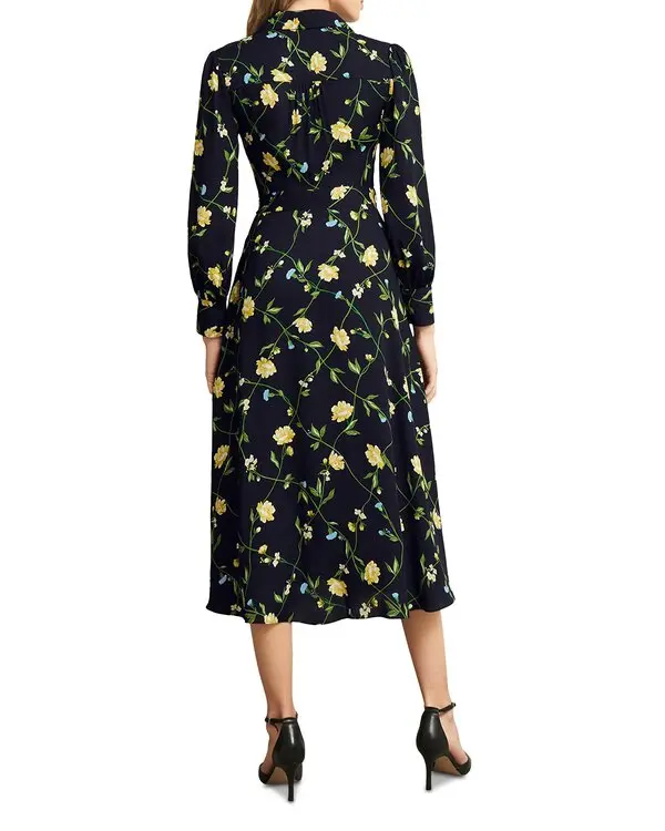 HOBBS LONDON Everly Floral Printed Shirt Dress